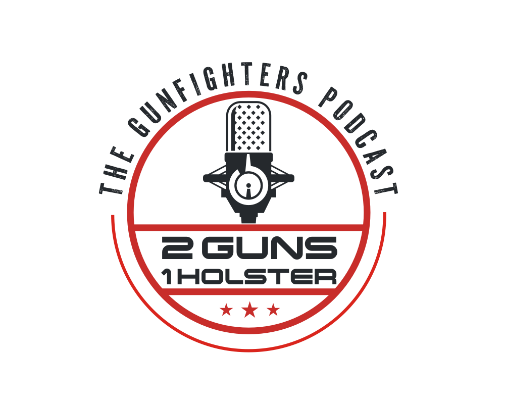 2 Guns, 1 Holster: The Gunfighters Podcast | Logo Design Contest ...