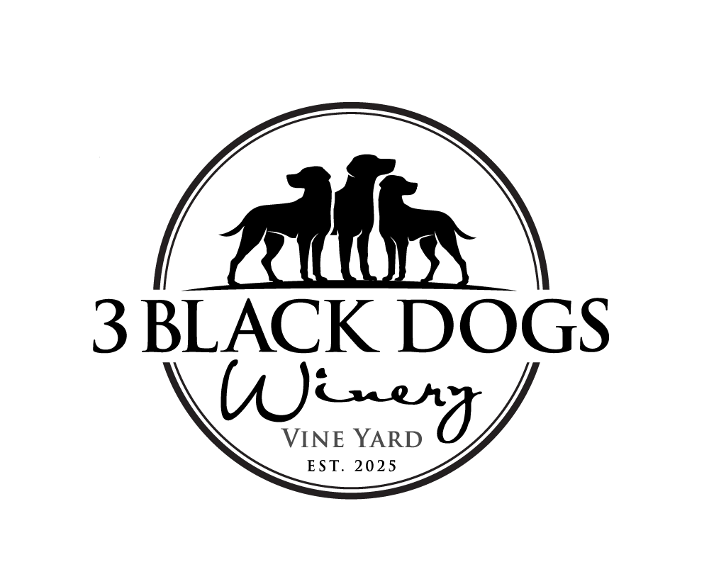 3 Black Dogs winery | Logo Design Contest | LogoTournament