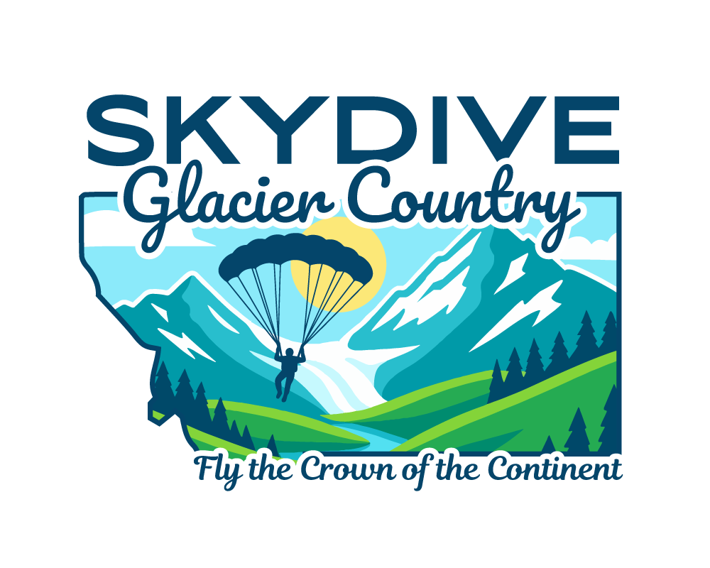 Skydive Glacier Country | Logo Design Contest | LogoTournament