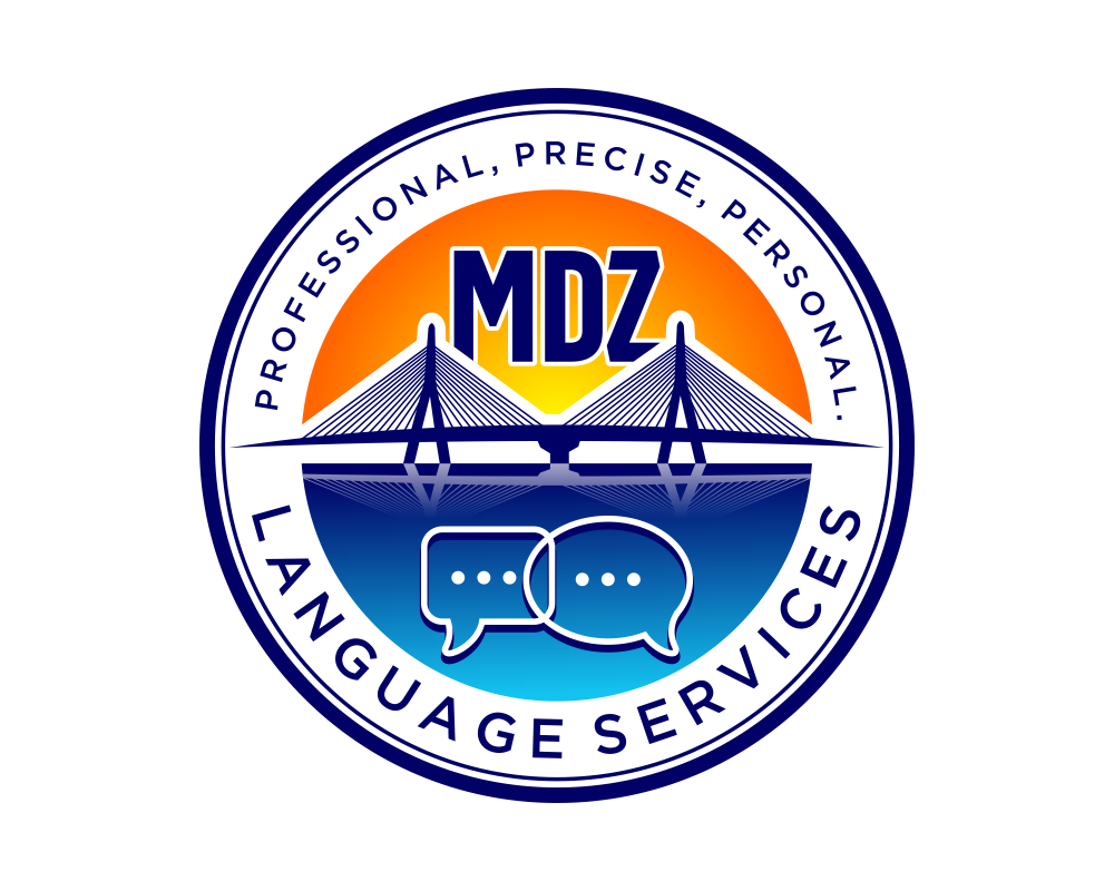 MDZ Language Services | Logo Design Contest | LogoTournament